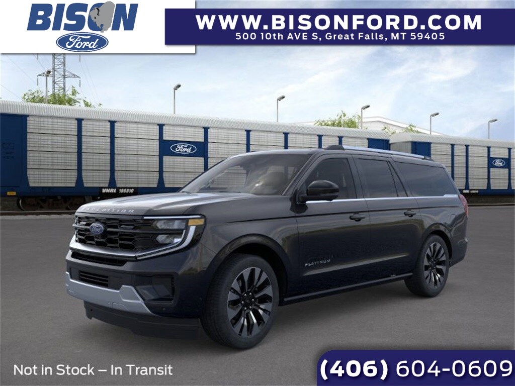 New 2025 Ford Expedition Max For Sale at Bison Ford | VIN: 1FMJK1MG9SEA75664