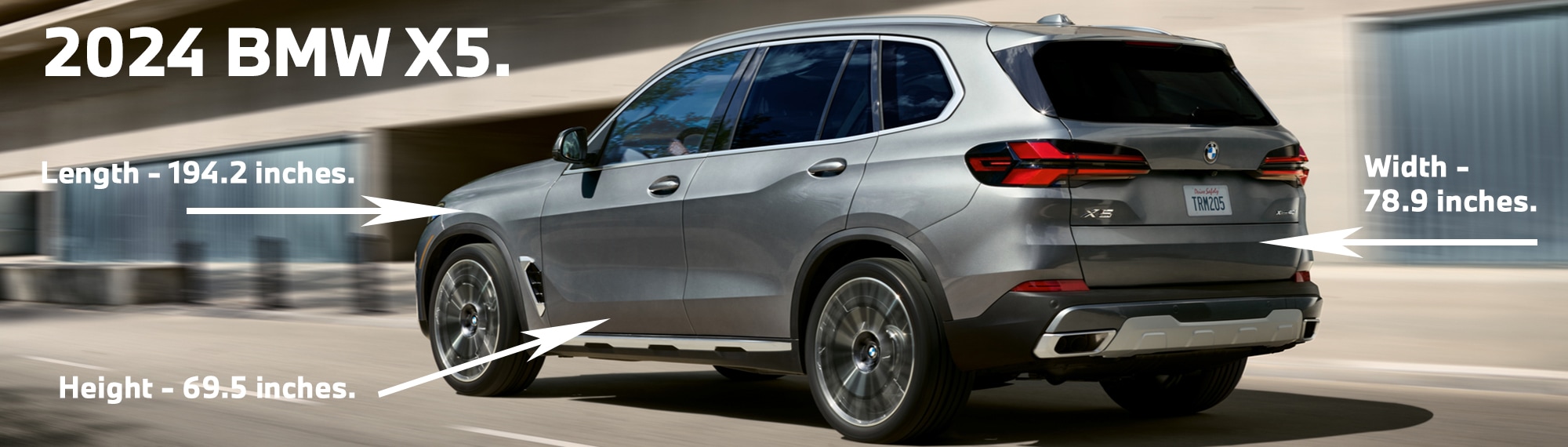 BMW X5 Dimensions - See How The 2024 Luxury SUV Measures Up