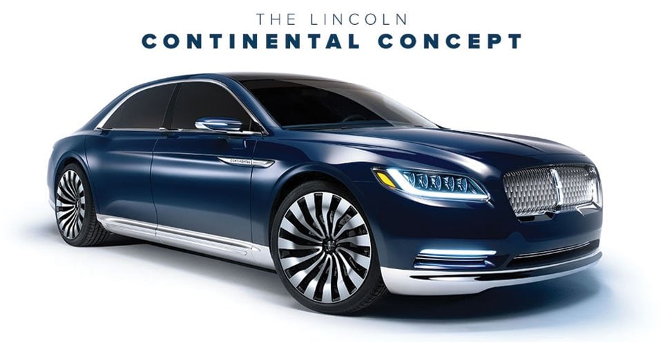 2017 Lincoln Continental Concept Car | Bob-Boyd Lincoln, Inc.