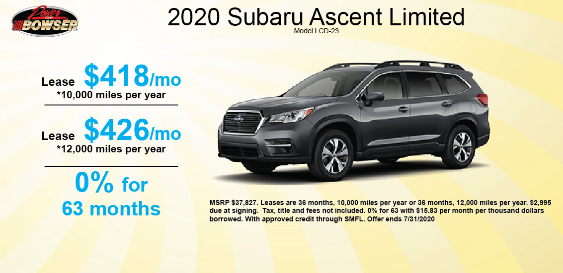 Pittsburgh Area New Subaru & Used Car Dealer | Bowser Subaru in ...