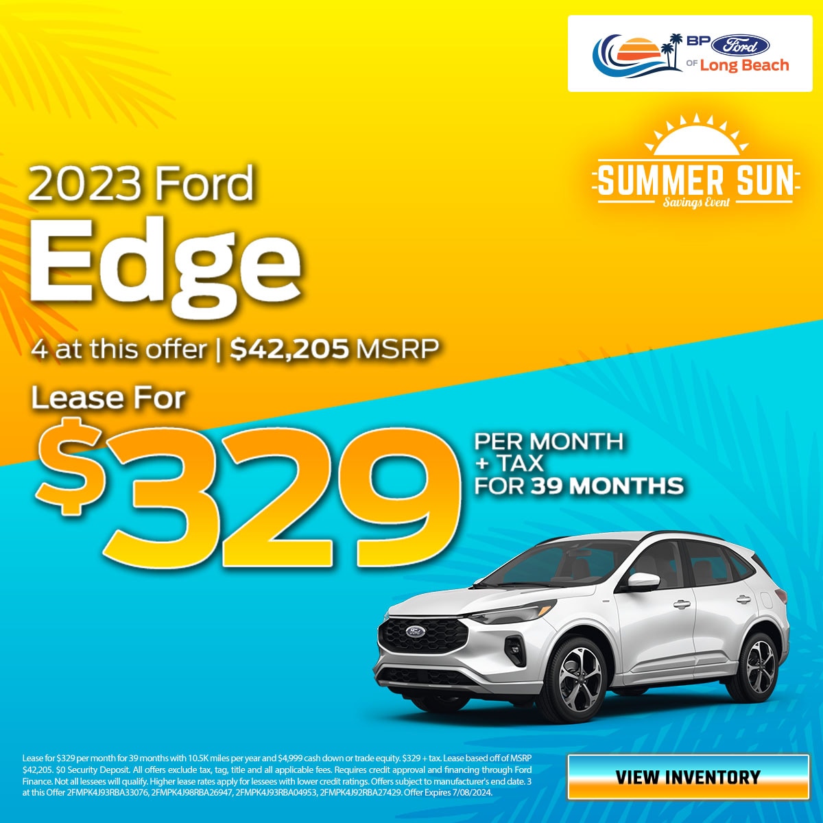 Specials & Deals On New Ford Vehicles In Long Beach | BP Ford