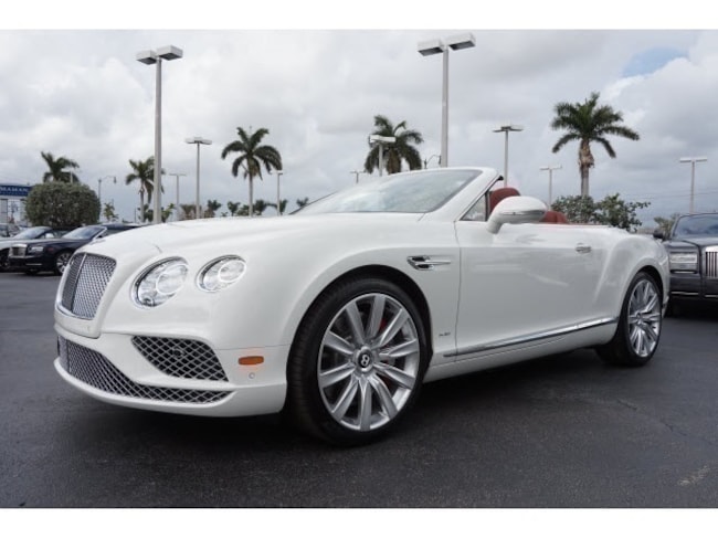 White Bentley Continental Convertible