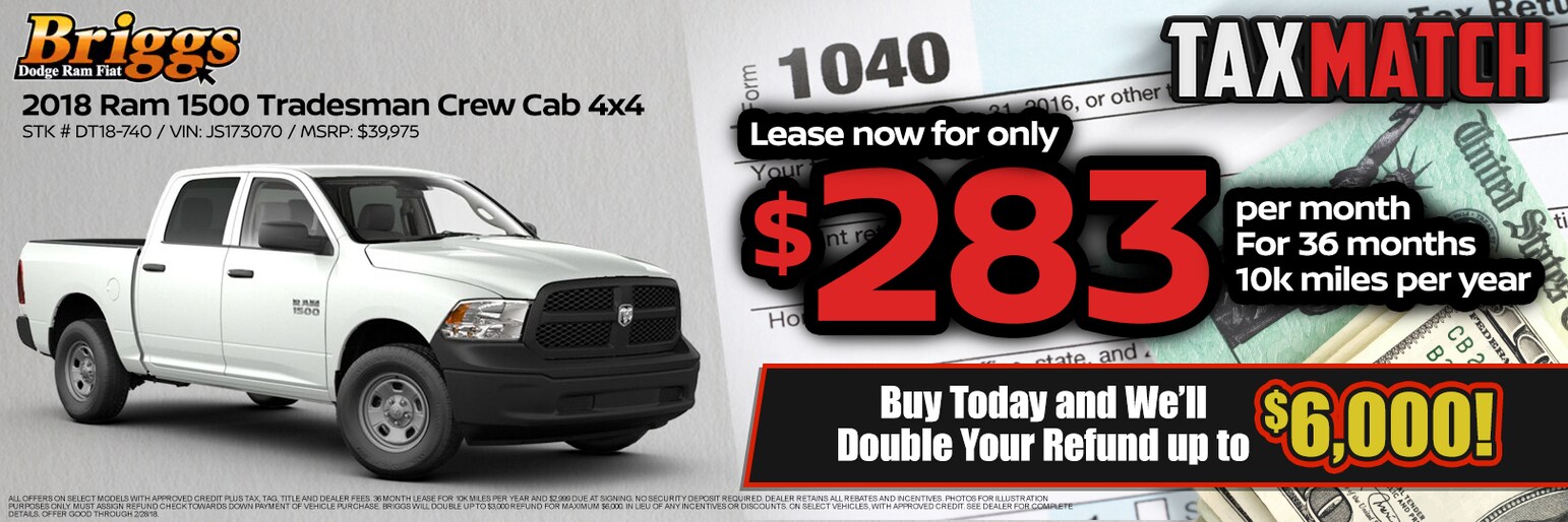 Briggs Dodge Ram FIAT, New & Used Dodge, Ram, & FIAT Dealership in ...