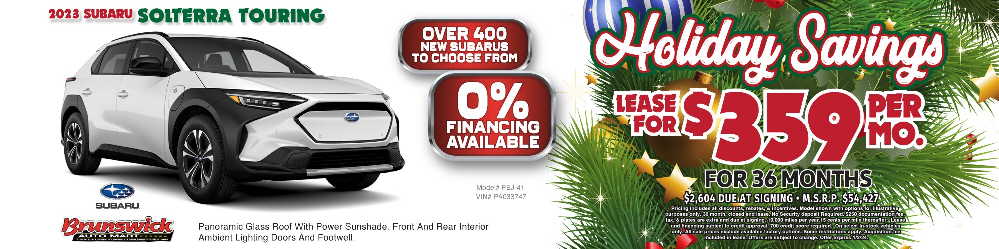 Brunswick Subaru Specials | Click Below To View Offer Inventory ...