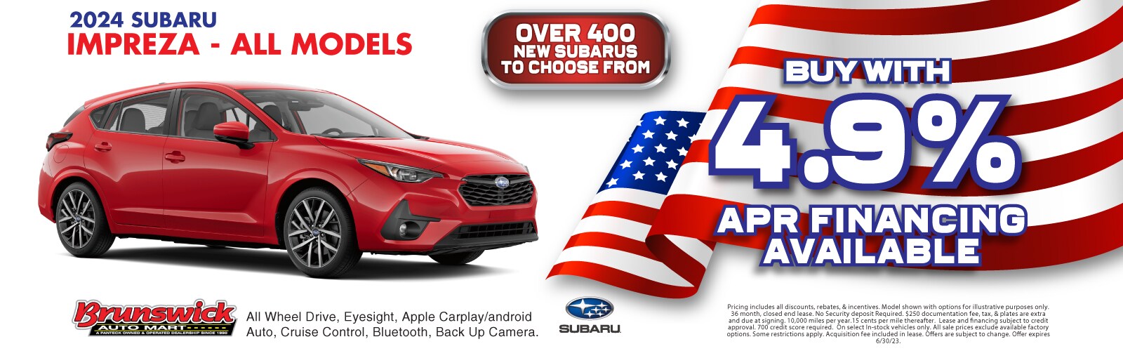 Brunswick Subaru Specials | Click Below To View Offer Inventory ...
