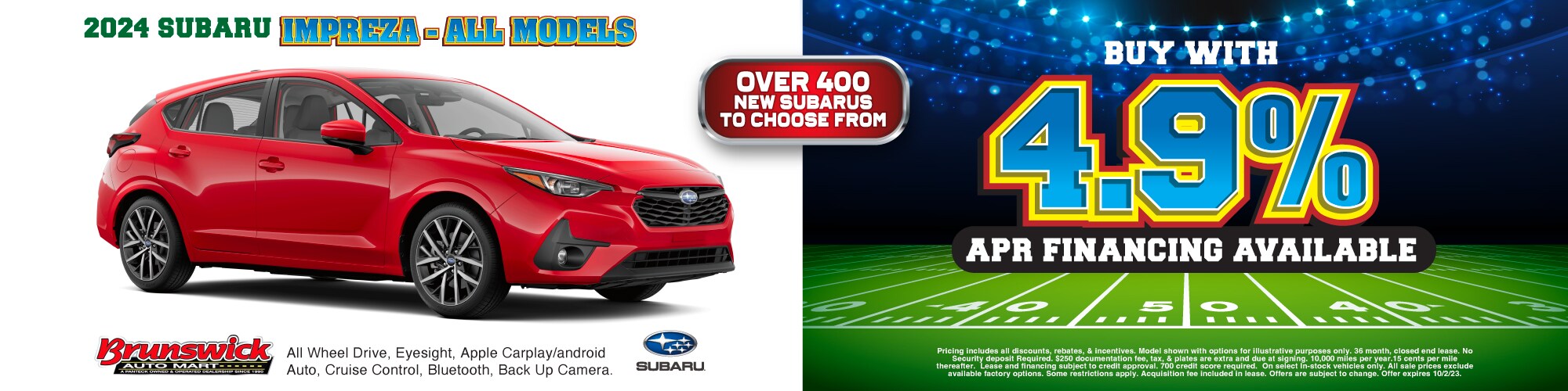 Brunswick Subaru Specials | Click Below To View Offer Inventory ...