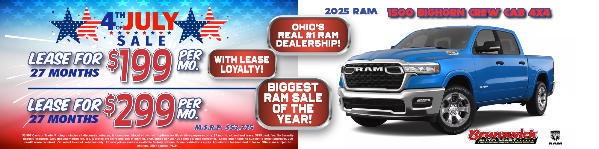 2022 Ram Lease Deals | Brunswick Auto Mart