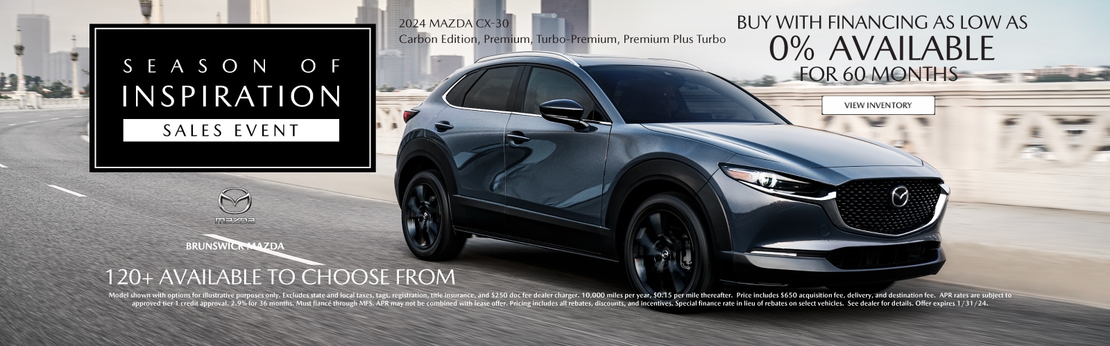 NEW MAZDA CX-30 SPECIALS | Brunswick Mazda