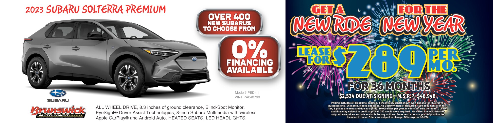 New Subaru Specials at Brunswick Subaru | Subaru Ohio