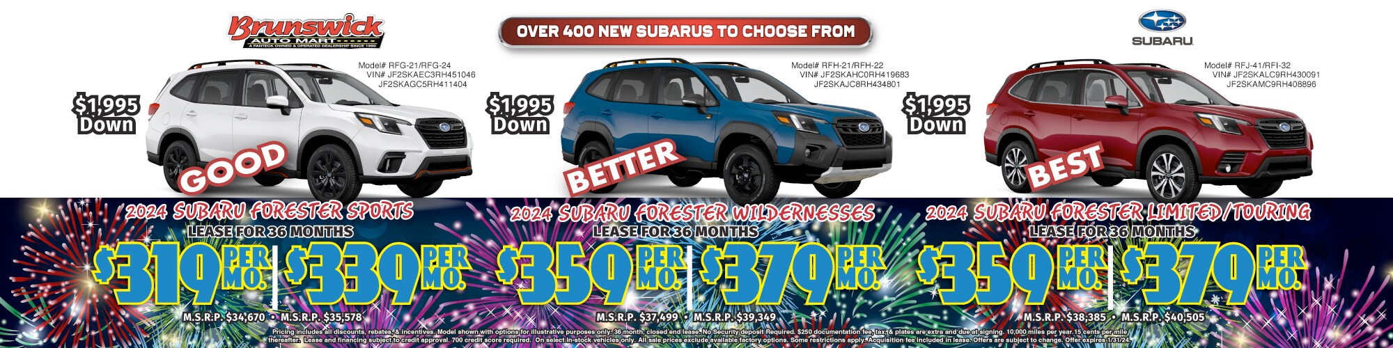 New Subaru Specials at Brunswick Subaru | Subaru Ohio