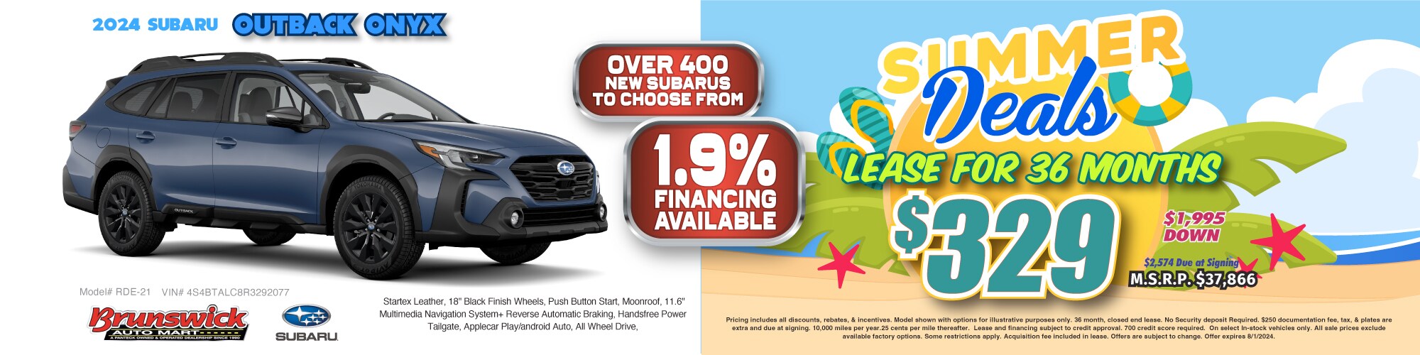 New Subaru Specials at Brunswick Subaru | Subaru Ohio