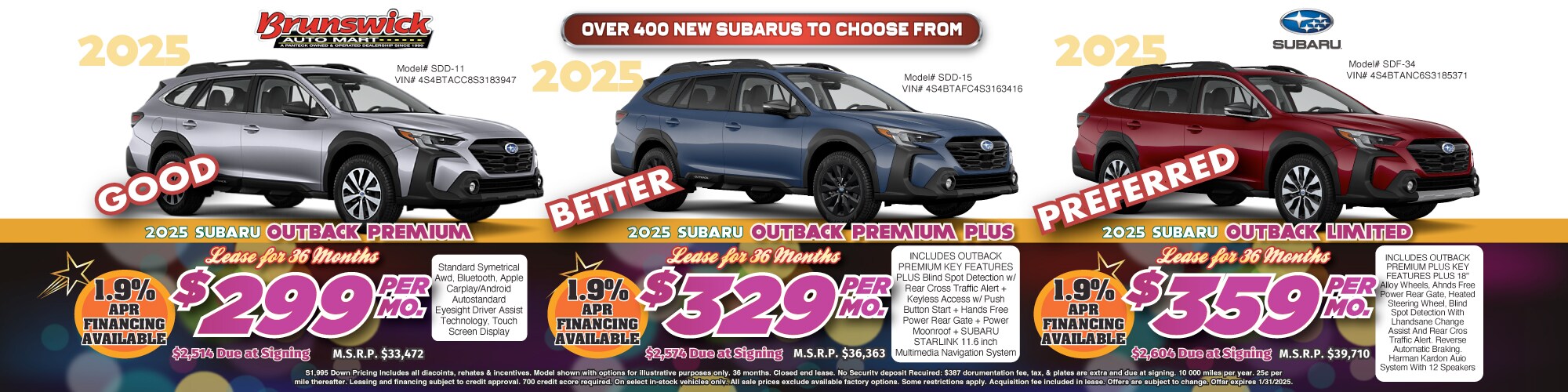 New Subaru Specials at Brunswick Subaru | Subaru Ohio