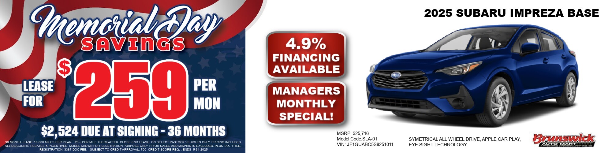New Subaru Specials at Brunswick Subaru | Subaru Ohio