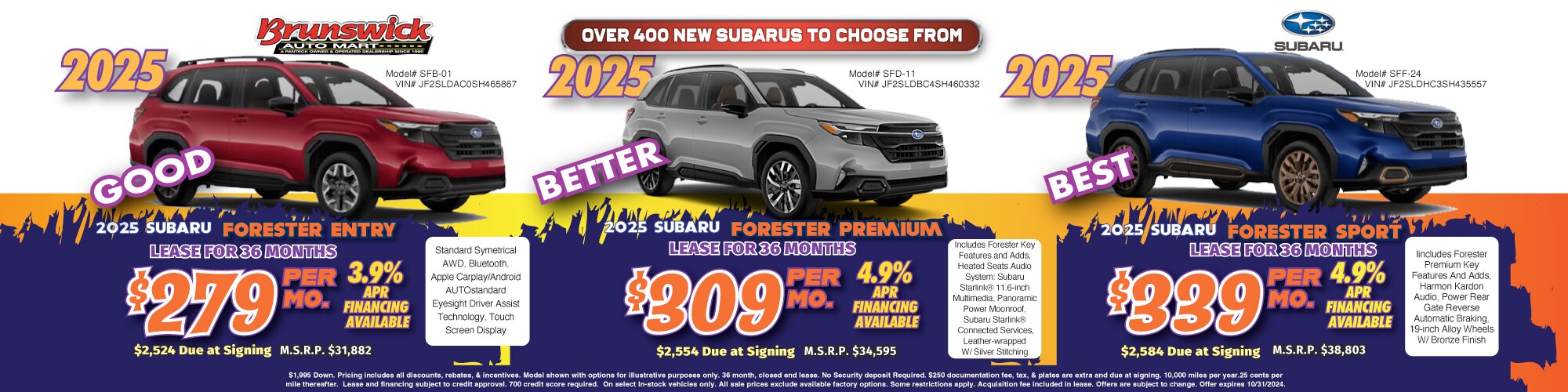 New Subaru Specials at Brunswick Subaru | Subaru Ohio