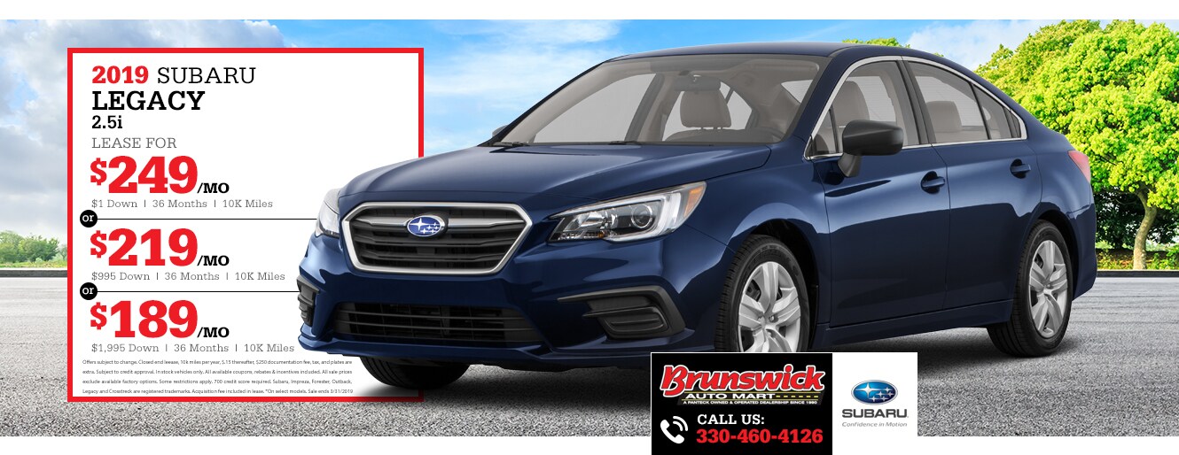 2019 Legacy 2.5i Special | Brunswick Subaru