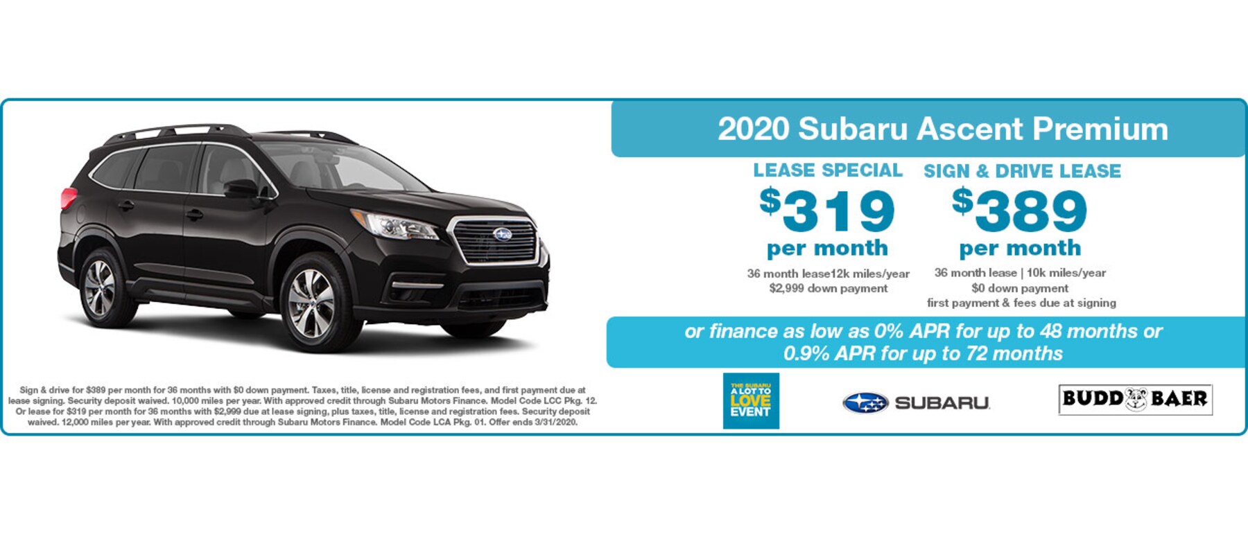 Subaru Dealer Serving Pittsburgh | Budd Baer Subaru