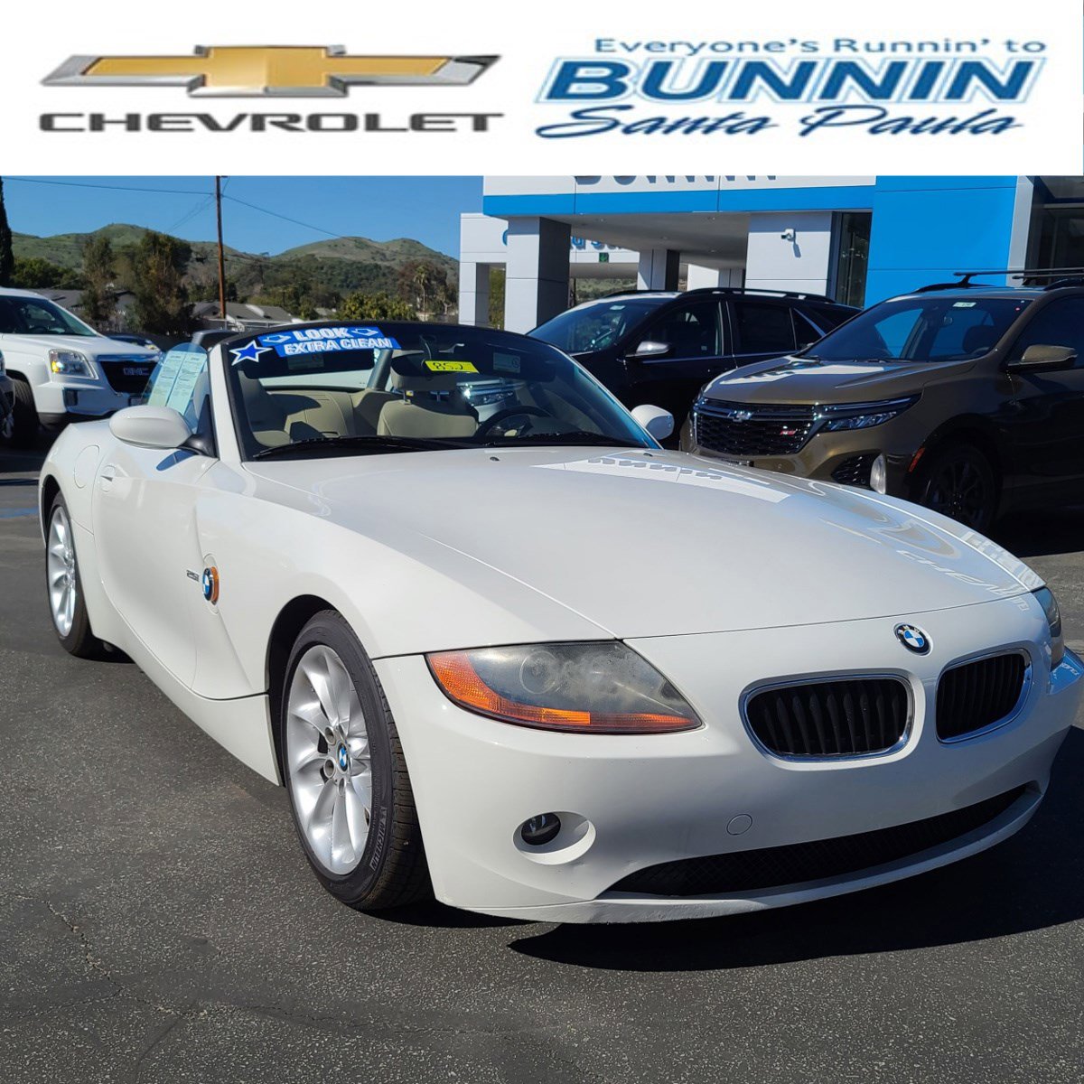 Used 2003 BMW Z4 For Sale at Bunnin Chevrolet of Fillmore Used 2003 BMW Z4 For Sale at Bunnin Chevrolet of Fillmore