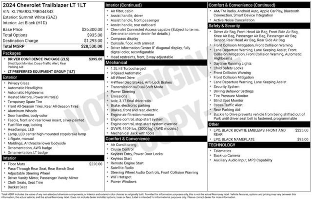 Used 2024 Chevrolet Trailblazer For Sale at Burt Watson Auto Group ...