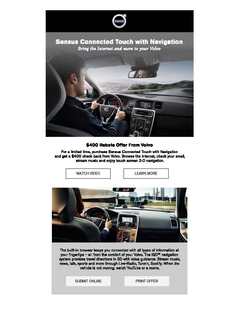 Sensus Connected Touch with Navigation | Byers Volvo Cars