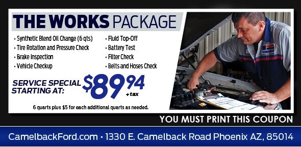 The Works Package | Camelback Ford
