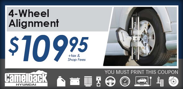 4 Wheel Alignment | Camelback Hyundai