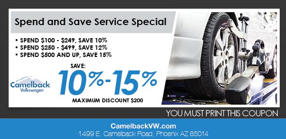 Spend And Save | Camelback Volkswagen