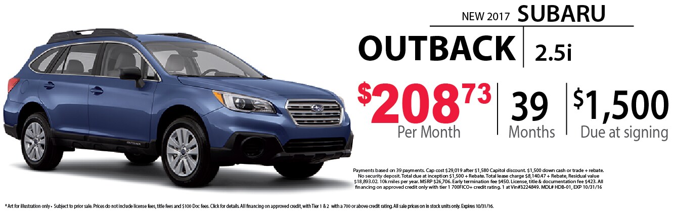 October Sale! | Capitol Subaru of Salem