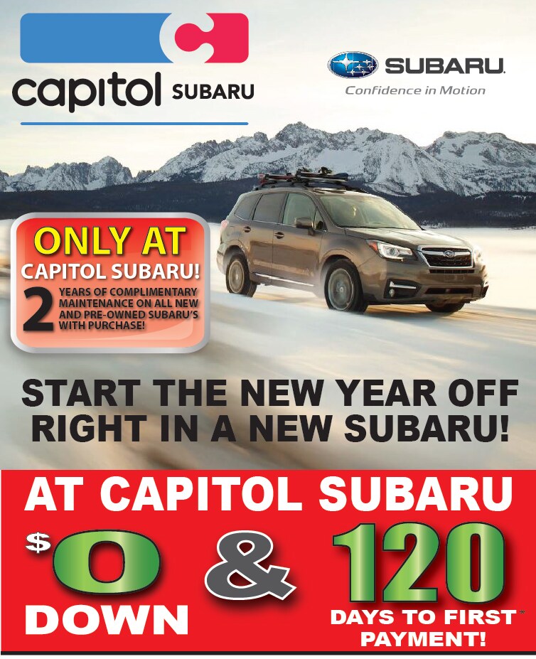New Year Sale! | Capitol Subaru of Salem