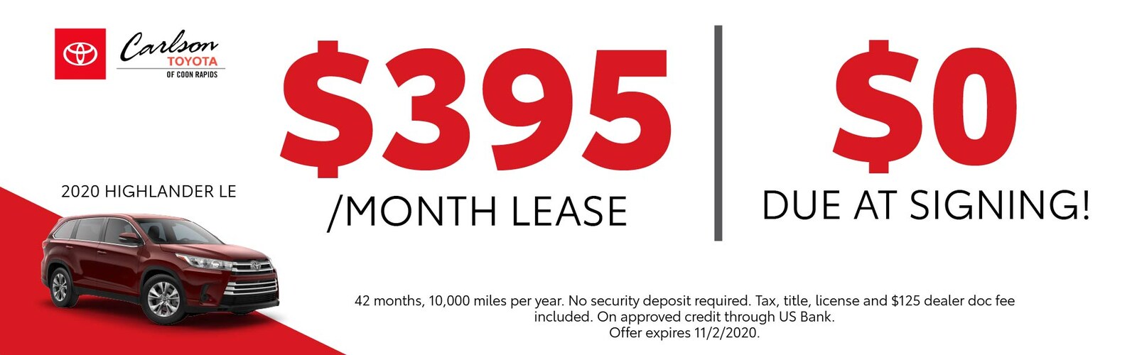 Carlson Toyota | New & Used Toyota Dealer in Coon Rapids, MN