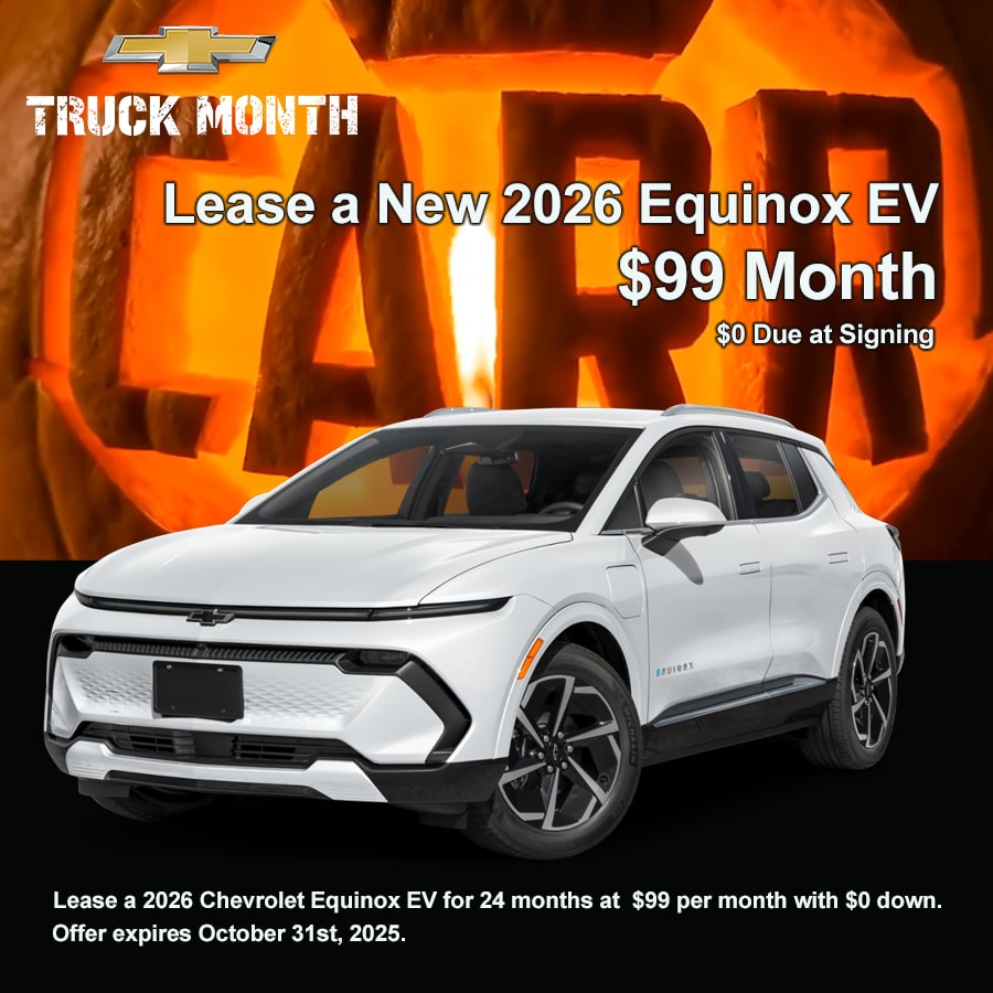 MONTHLY SPECIALS at CARR CHEVROLET (503) 567-1218 | Carr Chevrolet