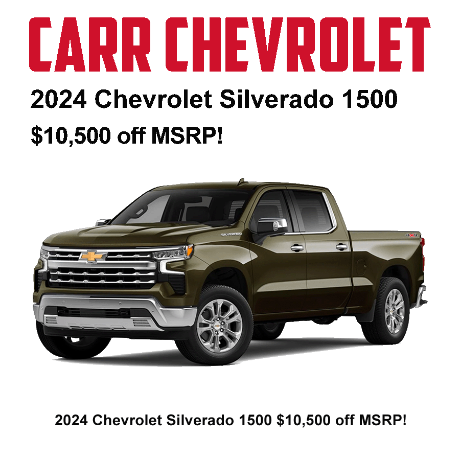 MONTHLY SPECIALS at CARR CHEVROLET (503) 567-1218 | Carr Chevrolet