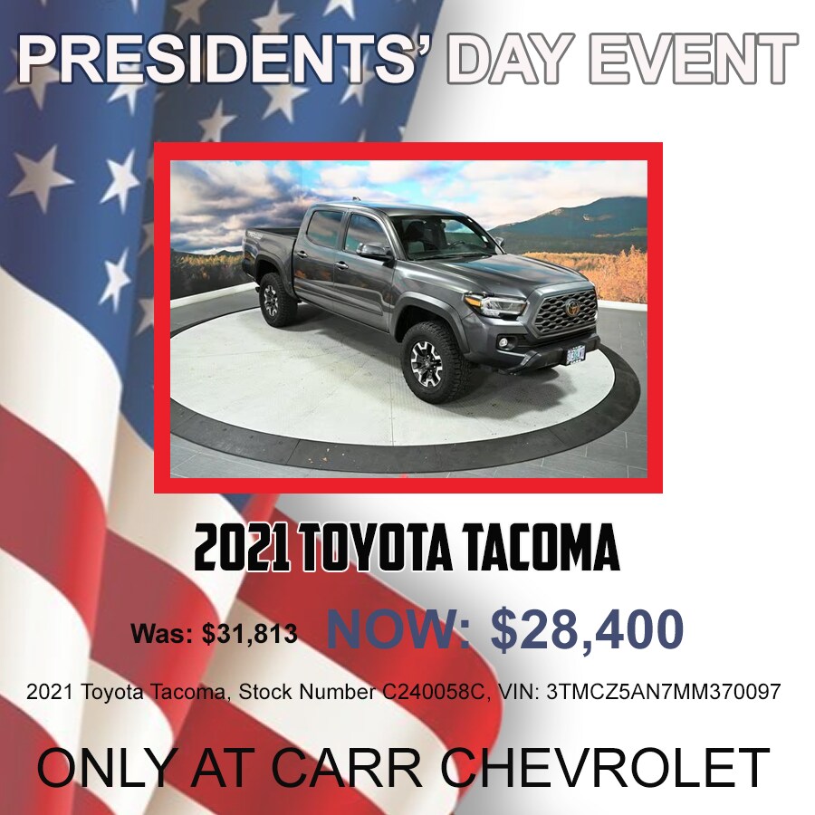 Used Car Specials | Carr Chevrolet