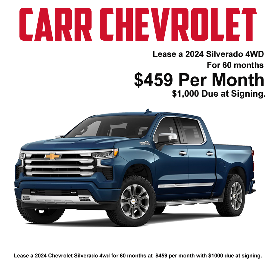 MONTHLY SPECIALS at CARR CHEVROLET (503) 567-1218 | Carr Chevrolet