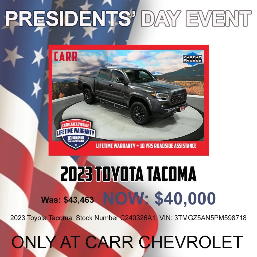 Used Car Specials | Carr Chevrolet