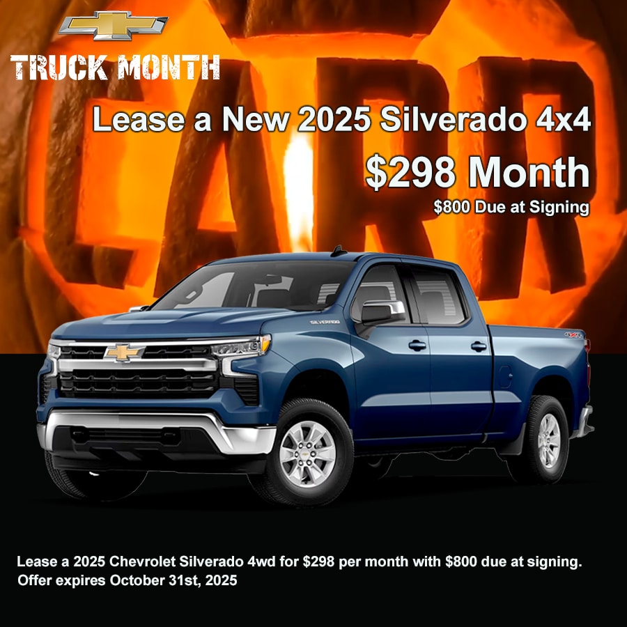 MONTHLY SPECIALS at CARR CHEVROLET (503) 567-1218 | Carr Chevrolet