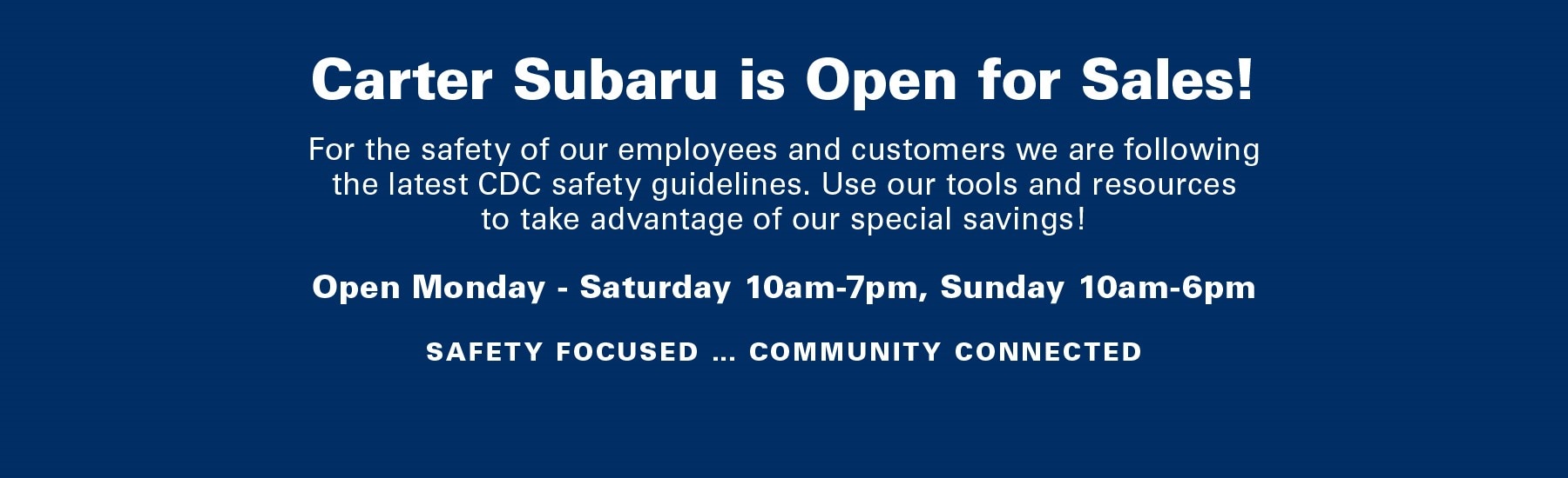 New Subaru Dealership Seattle | Carter Subaru Ballard