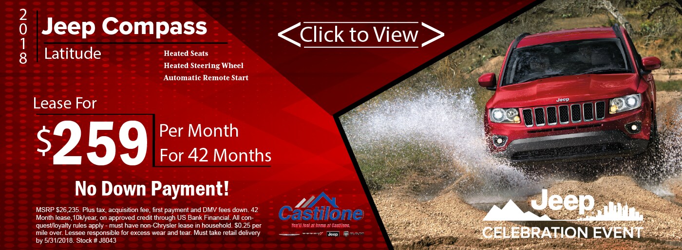 New & Used Jeep, RAM, Dodge & Chrysler Dealer Batavia | Castilone ...