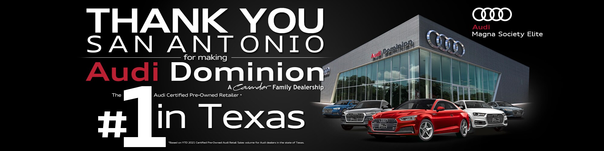 Audi Dominion | New & Used Car Dealer in San Antonio, TX