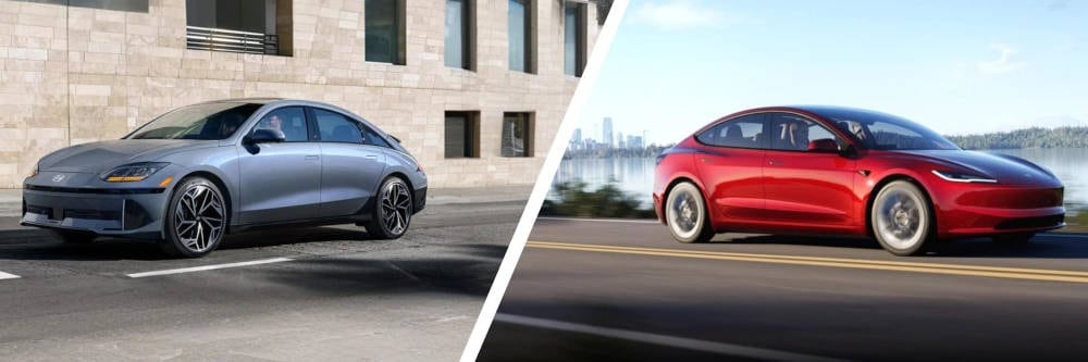 Hyundai IONIQ 6 vs. Tesla Model 3 | Central Hyundai
