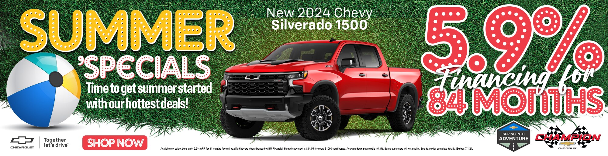 New Chevy Specials | Champion Chevrolet of Avon in IN