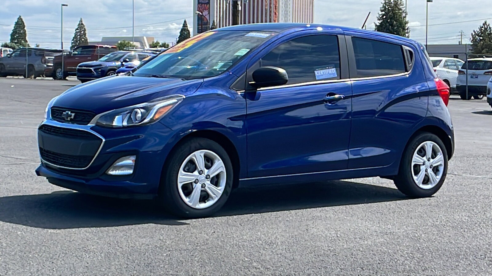 Blue Chevrolet Spark Inside