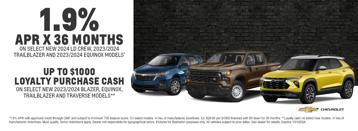 New Vehicle Specials | CHEVROLET OF WAYZATA