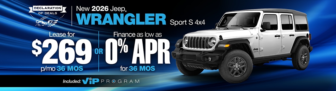 Jeep Wrangler Special from Circle Jeep Shrewsbury NJ Dealer | Circle ...