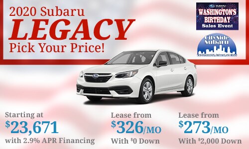 New Subaru Vehicle Offers at Cityside Subaru | Cityside Subaru