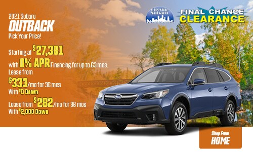 New Subaru Specials | Cityside Subaru in Belmont, MA