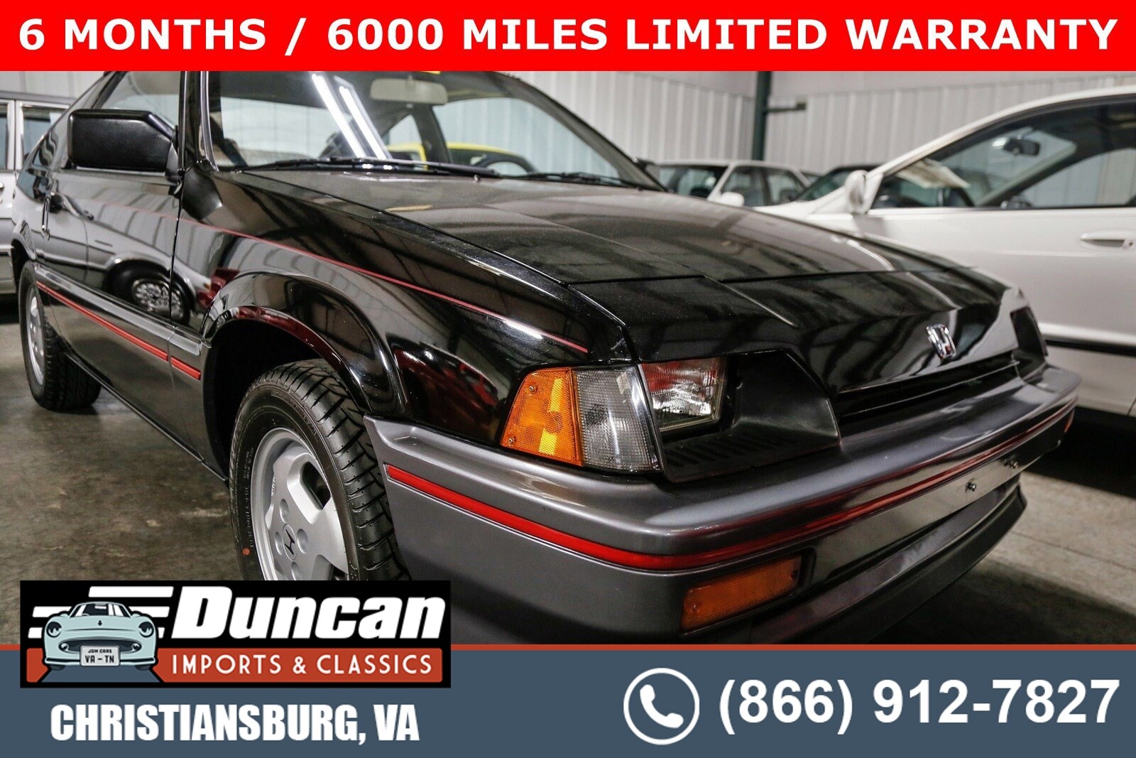 Used 1985 Honda CR-X For Sale at Duncan Imports and Classic Cars | VIN: JHMAF5330FS035204