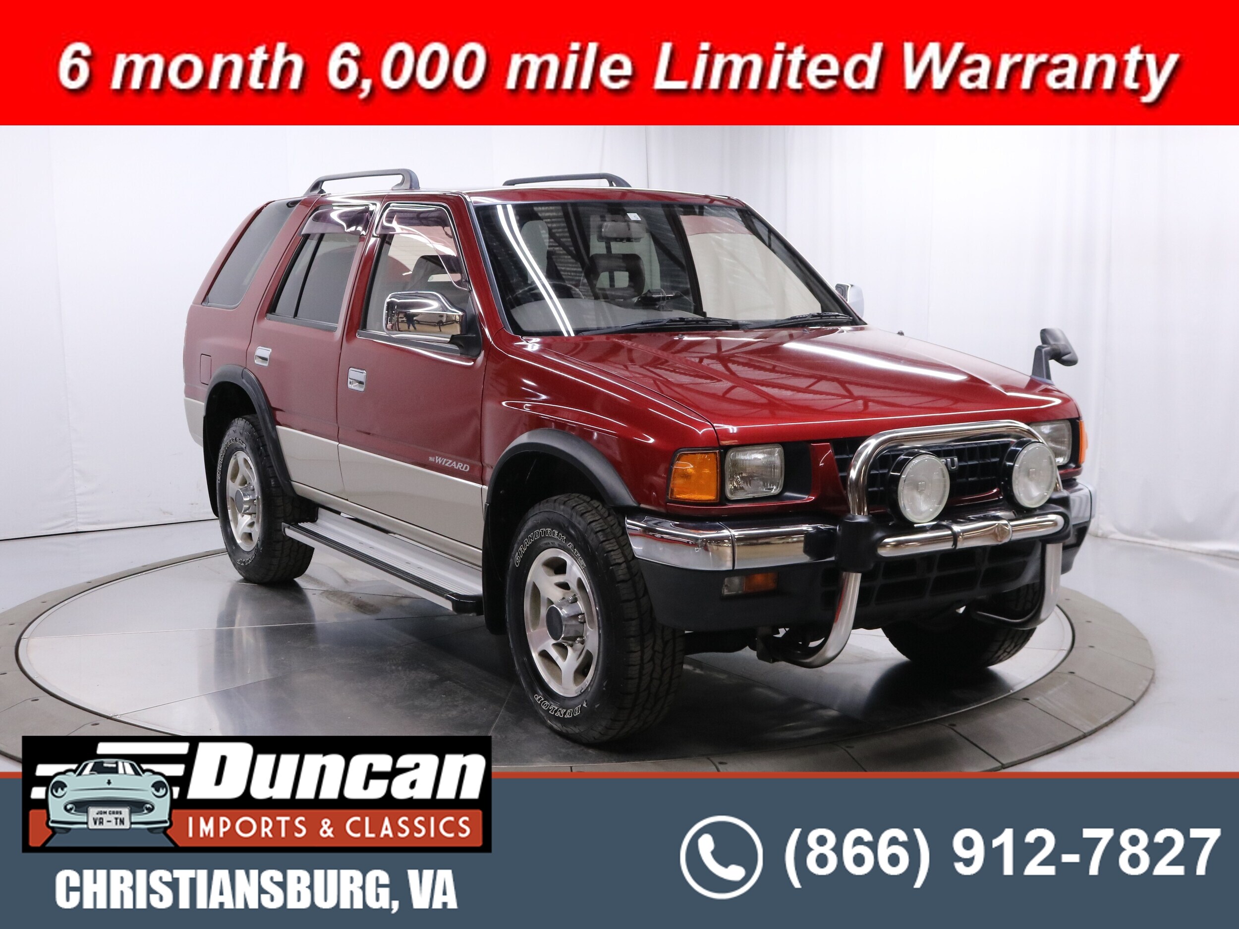 1996 Isuzu Wizard For Sale | AllCollectorCars.com