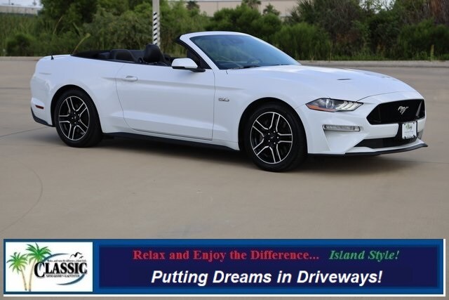 Mustang White Convertible