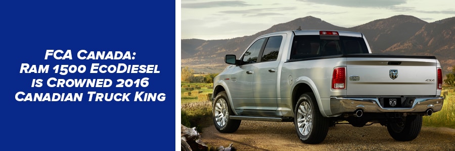 Ram 1500 EcoDiesel Crowned Canadian Truck King | Classic Motors Inc