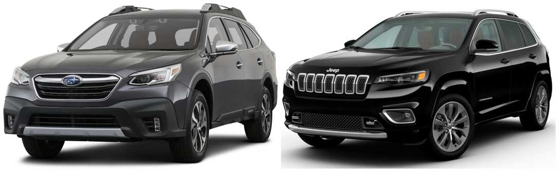 2021 Subaru Outback vs 2021 Jeep Cherokee in Atlanta GA